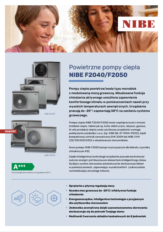 Cenniki, katalogi i ulotki NIBE | NIBE